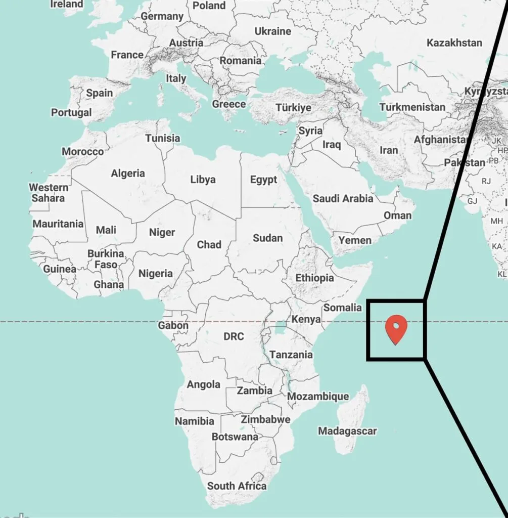 Seychelles Africa Map