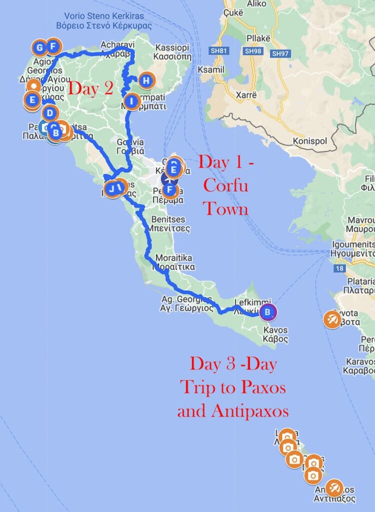 3 Day Corfu Itinerary - Best Things To Do In Corfu Greece